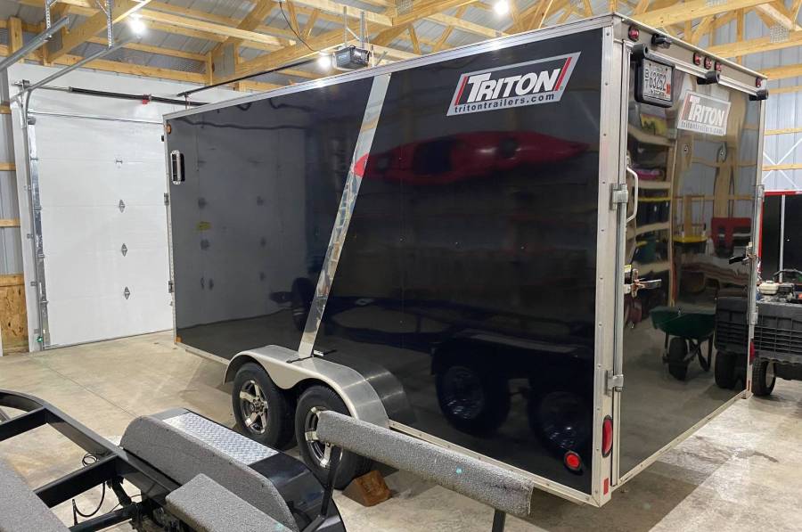 Triton XT-147 Enclosed Aluminum Trailer